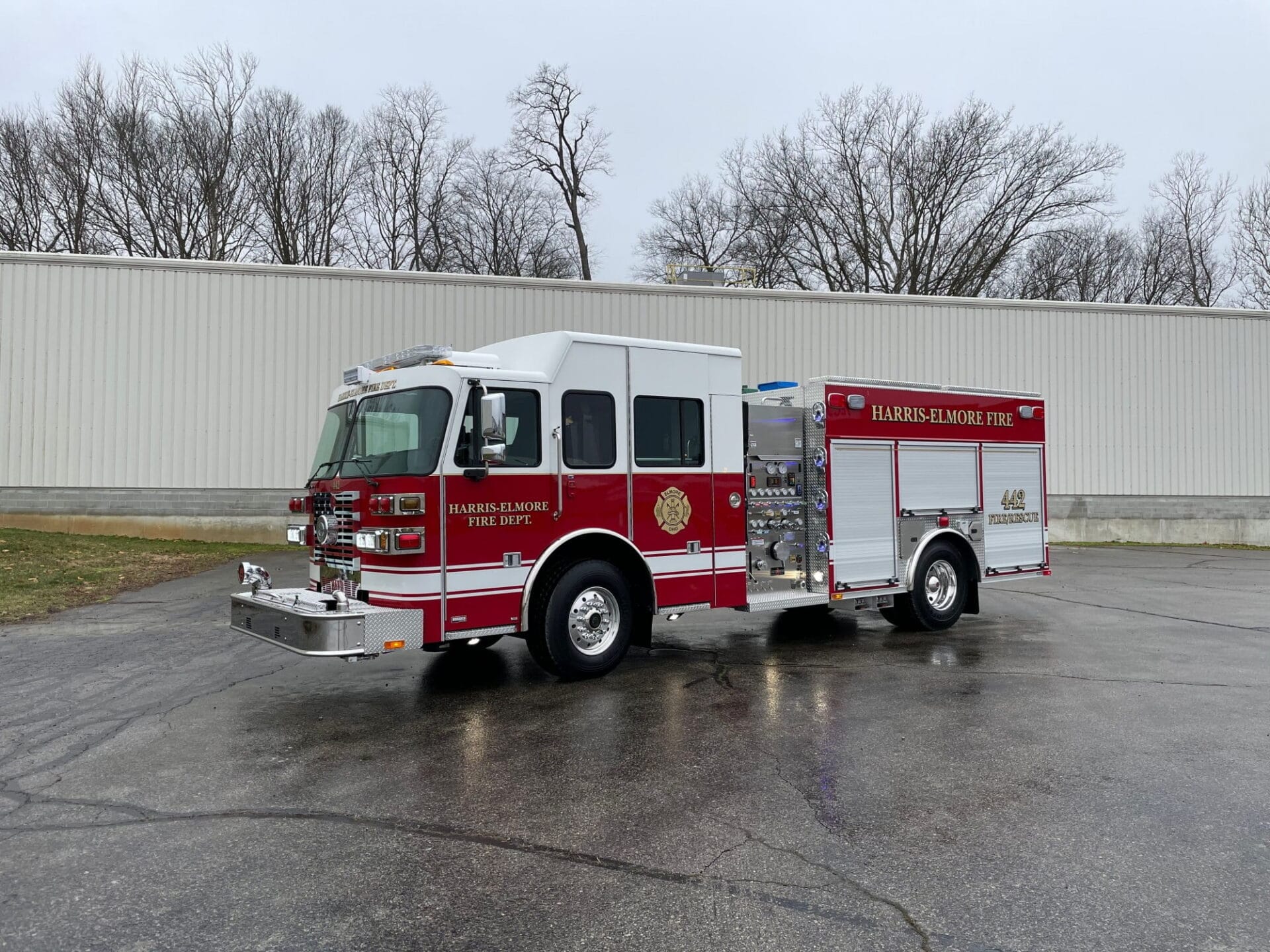 Custom Pumper - Harris-Elmore Fire Department, OH - Sutphen Fire Trucks