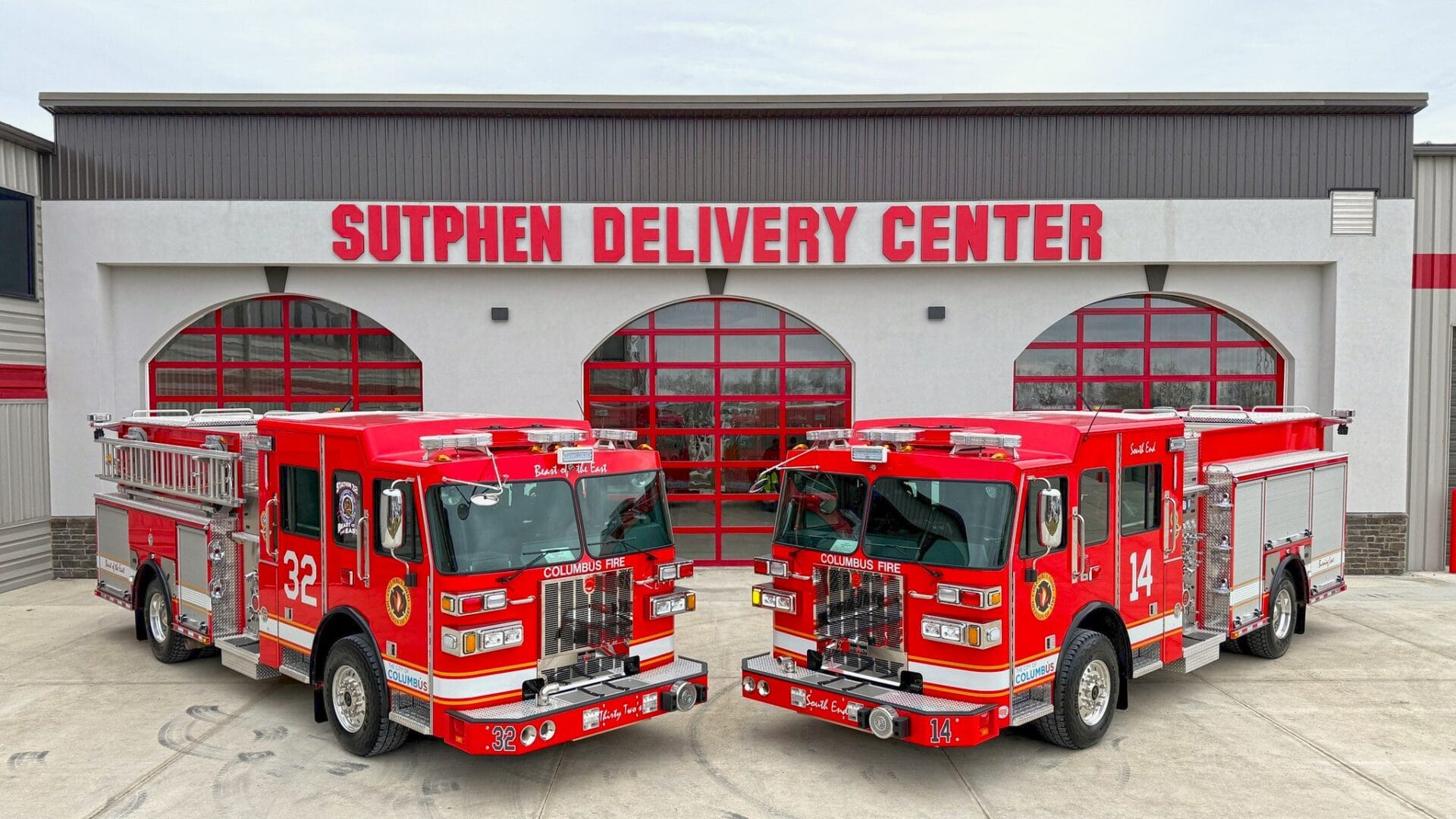 Custom Pumper - Columbus Division of Fire, OH - Sutphen Fire Trucks