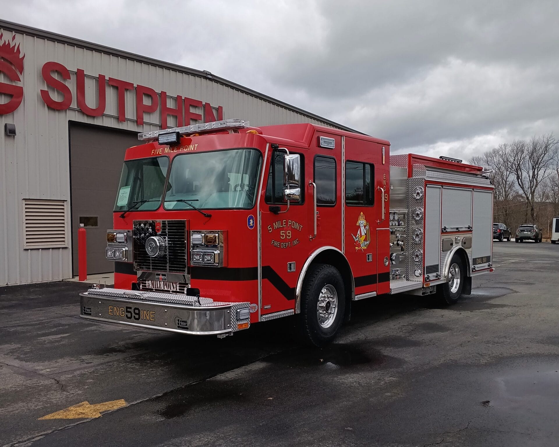 Custom Pumper - Five Mile Point Fire Company, NY - Sutphen Fire Trucks