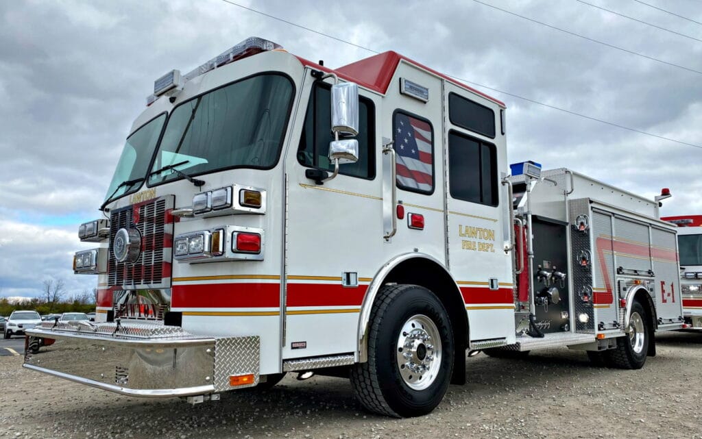 Custom Pumper - Lawton Fire Department, OK - Sutphen Fire Trucks