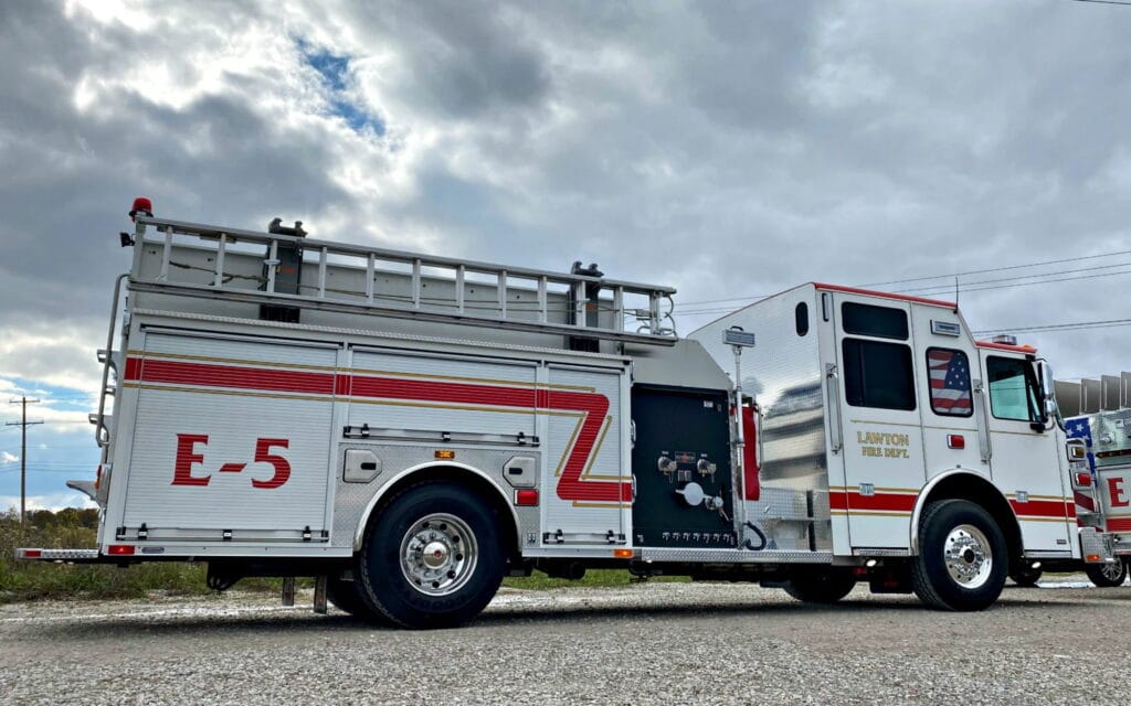 Custom Pumper - Lawton Fire Department, OK - Sutphen Fire Trucks