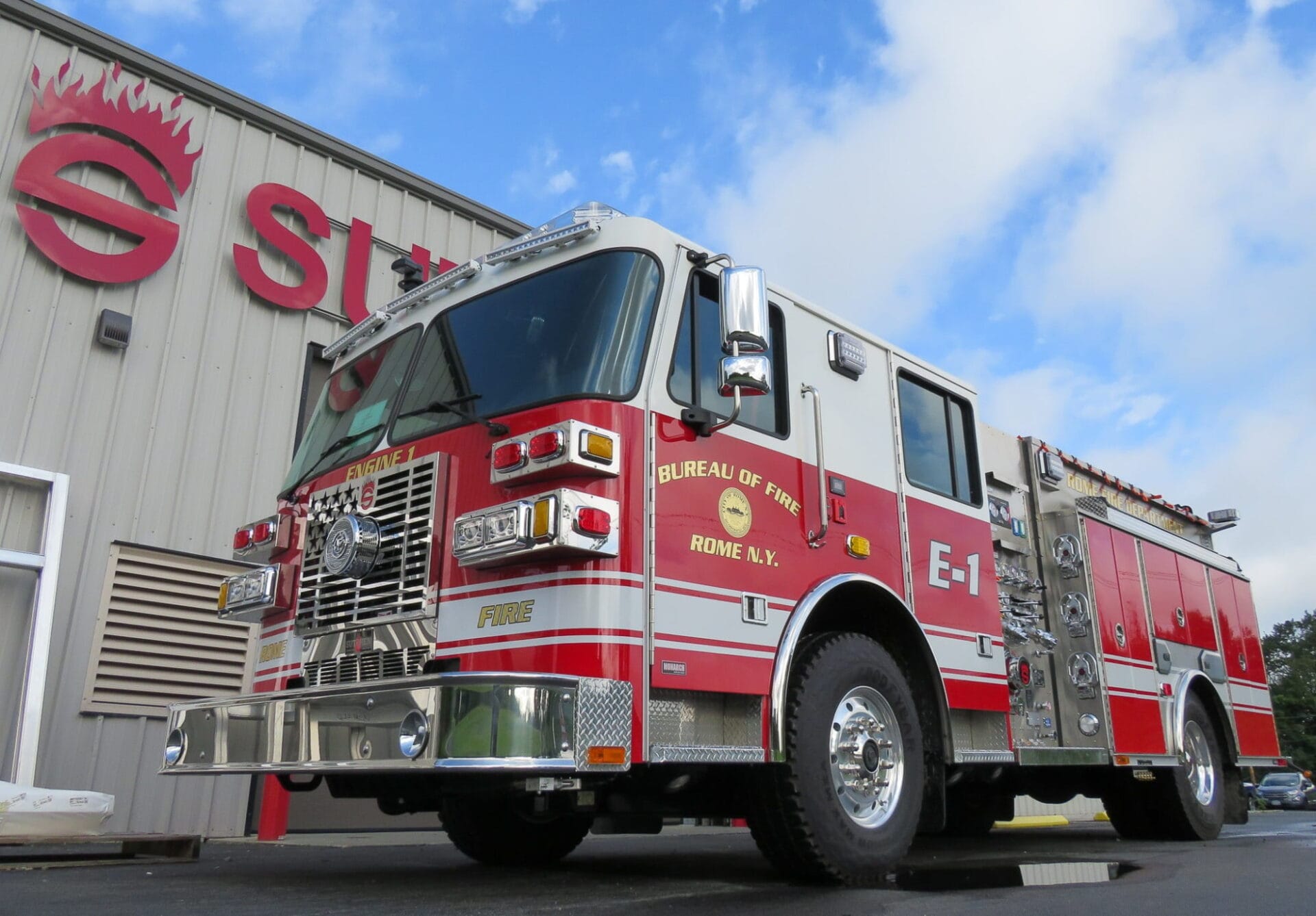 Custom Pumper - Rome Fire Department, NY - Sutphen Fire Trucks
